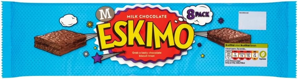 Morrisons Eskimos Milk Chocolate Biscuits (Pack of 32) : Amazon.co.uk ...