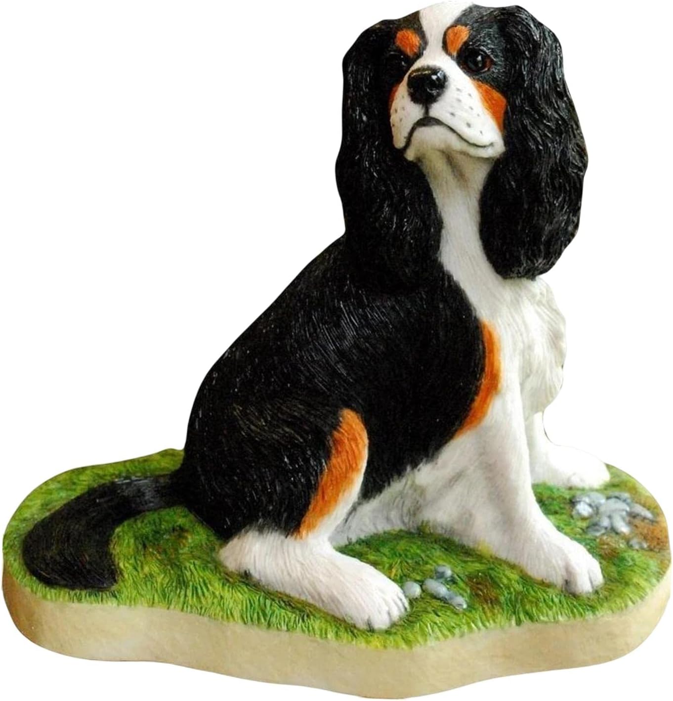 Amazon.com: MYCENSE Adorable Cavalier King Charles Spaniel Dog Statue ...