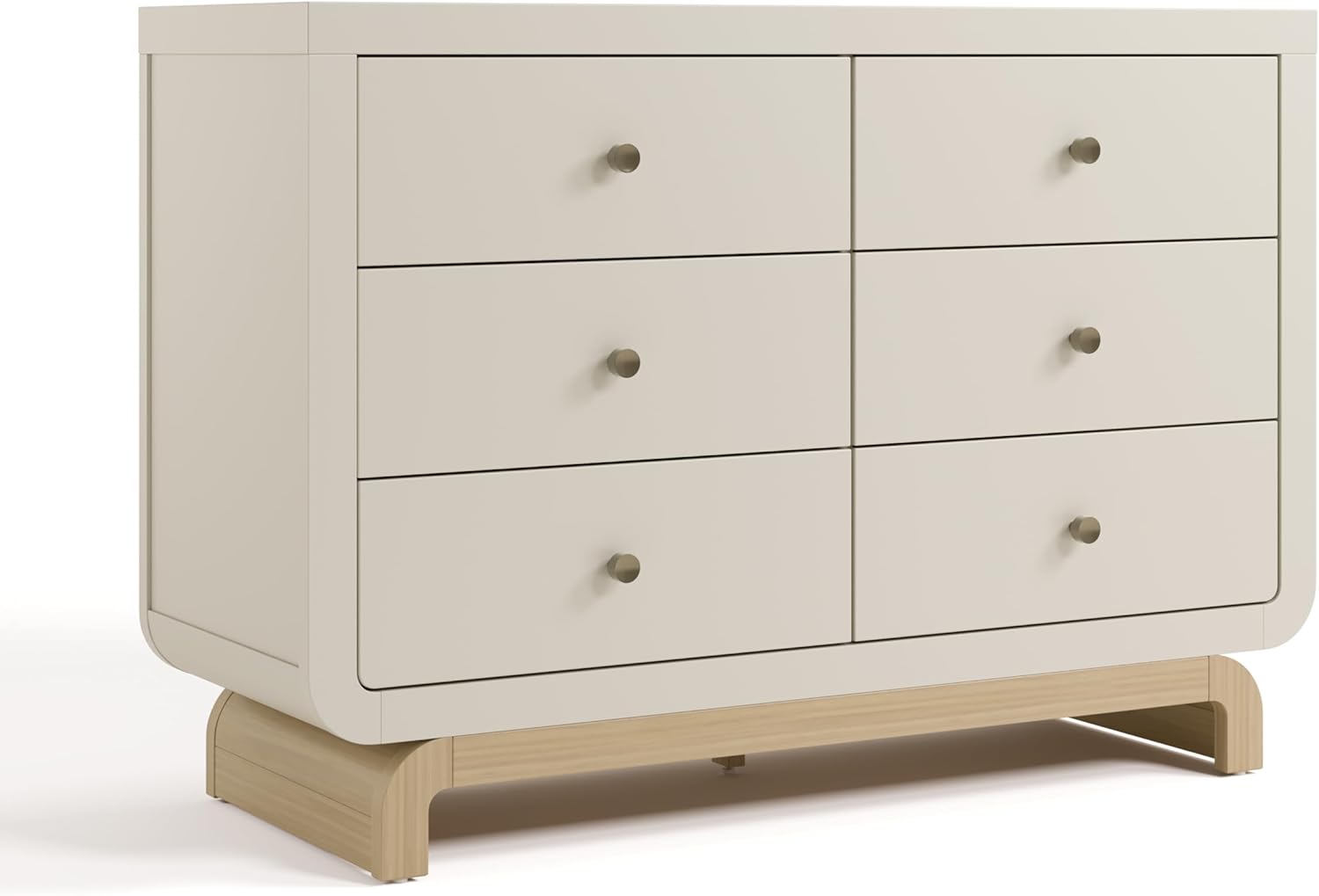 Amazon.com: Storkcraft Santorini 6 Drawer Double Dresser (Frosted Oat ...