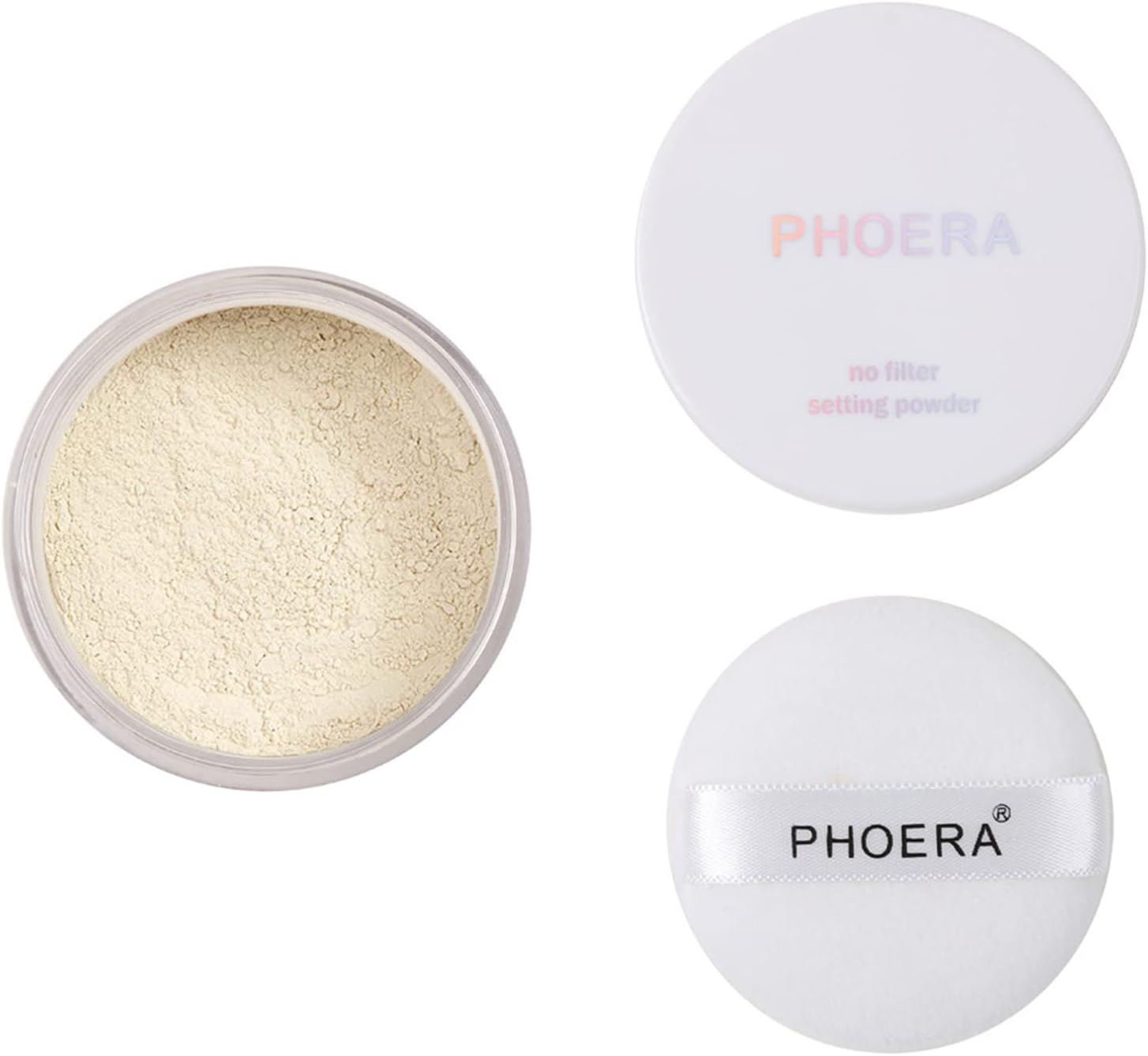 Amazon.com : AQUAPURITY PHOERA Sheer Matte Compact Powder Fixing Powder ...