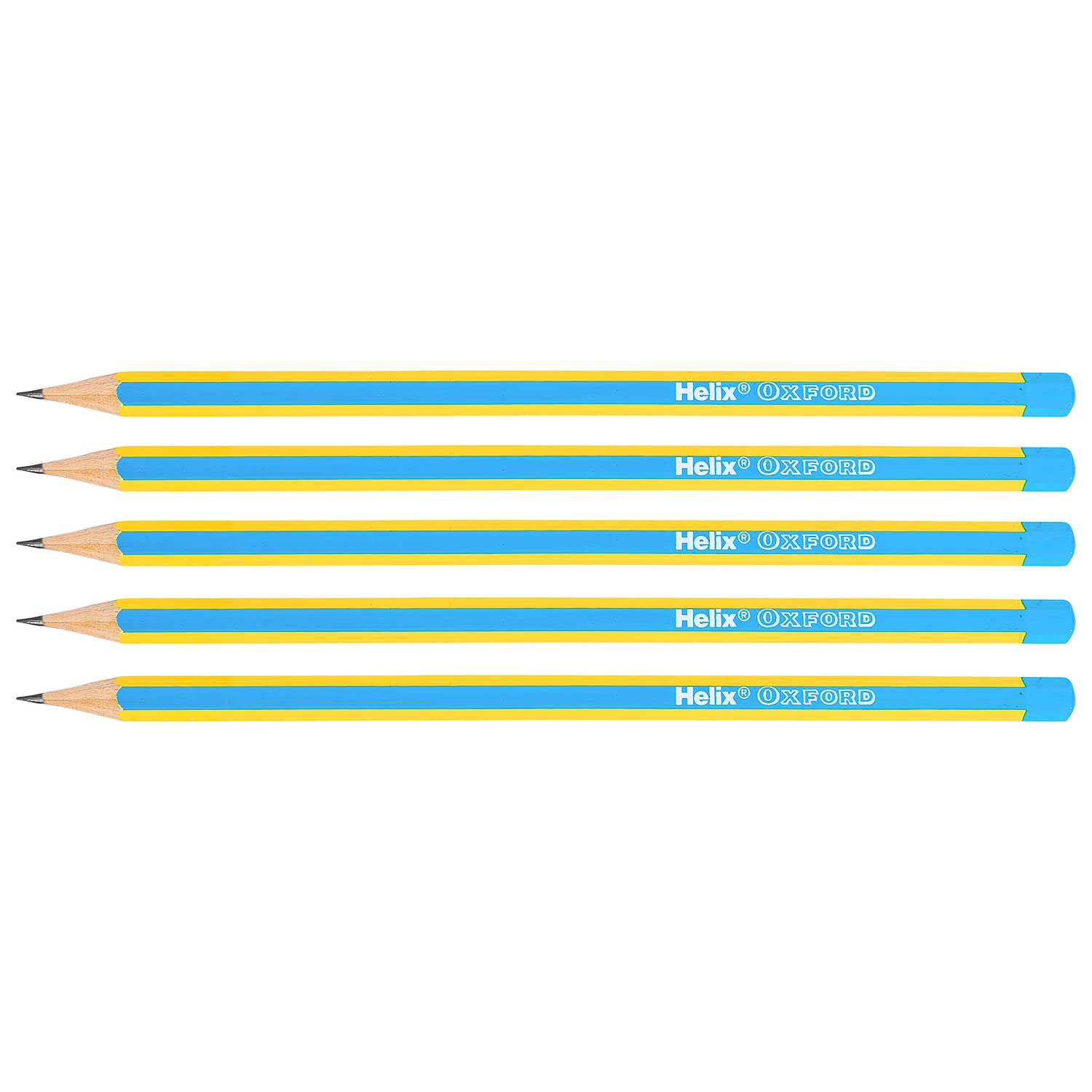 Buy Helix Oxford Clash Pencils (5 pack) - Blue Online at desertcart INDIA