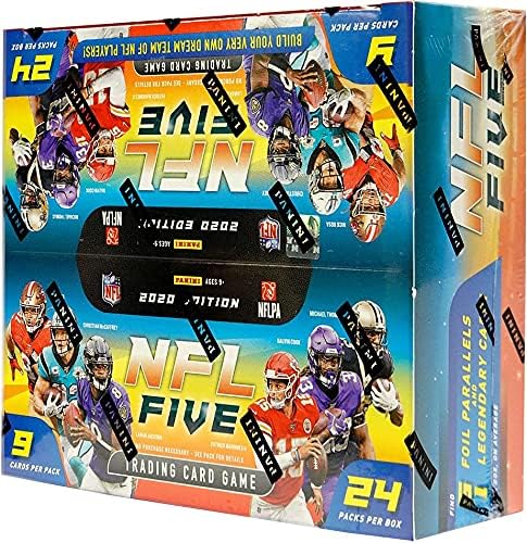 Amazon.com: 2020 Panini NFL Five Trading Card Game Booster Factory ...