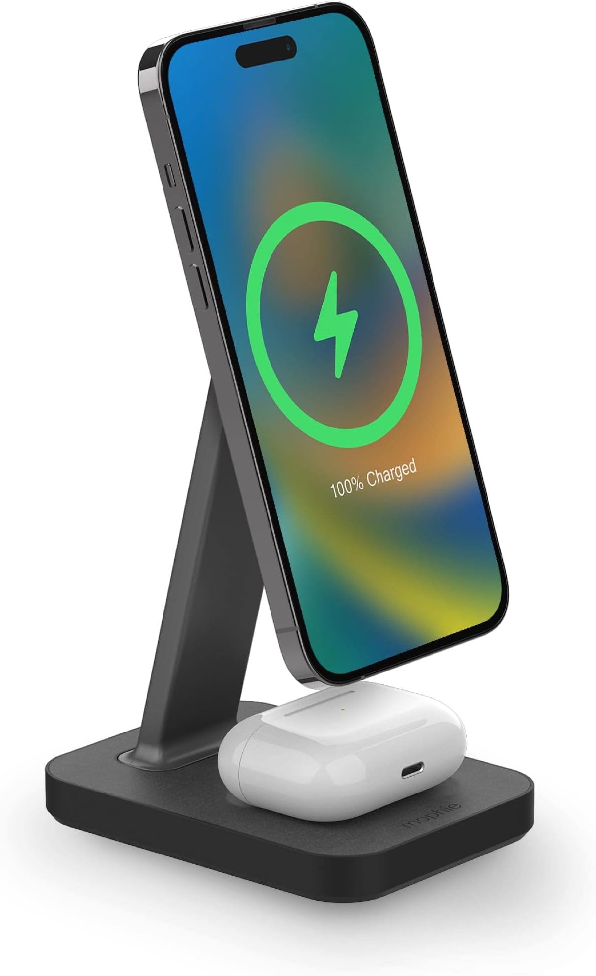 Amazon.com: mophie Snap+ 2-in-1Charge Stand & Pad - 15w Wireless ...