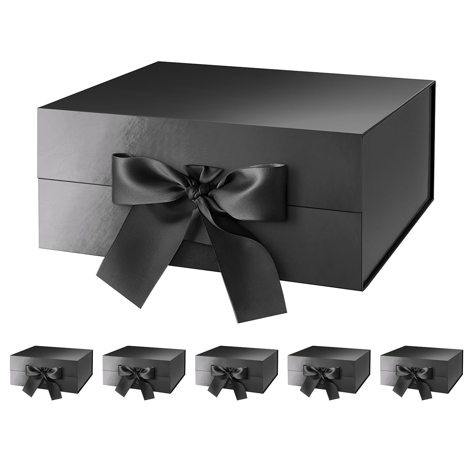 Amazon.com: HAPPY POTATO 6 Gift Boxes with Ribbon 9x6.5x3.8 Inches ...