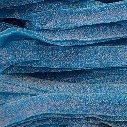 Long Fizzy Blue Raspberry Belt Sweets HALAL (200g) : Amazon.co.uk: Grocery