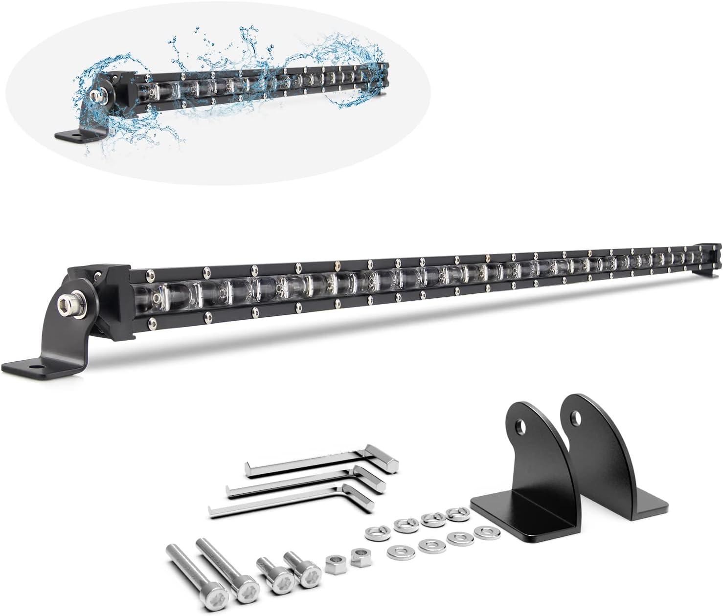 Amazon.com: 32 inch Led Light bar 150W Super Single Row Led Light Bar ...