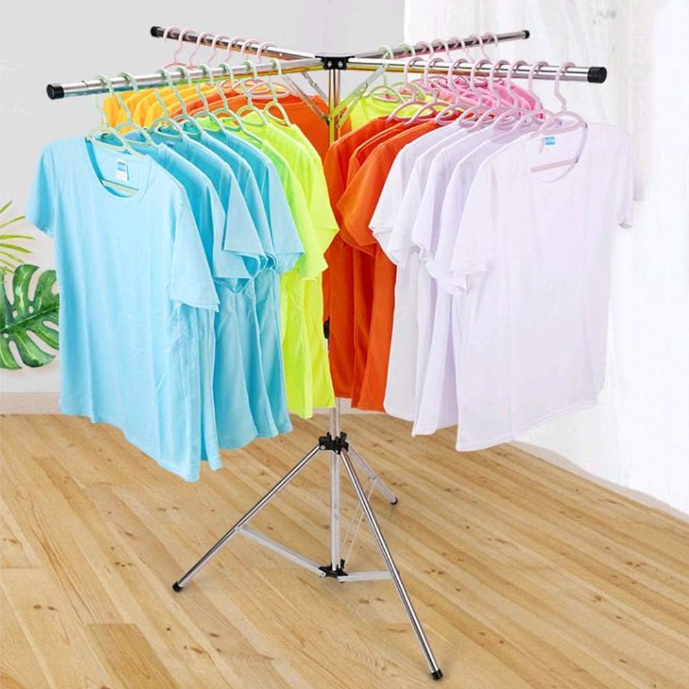 Amazon.com: JAUREE Tripod Clothes Drying Rack Folding Indoor, Portable ...
