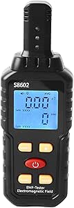 Amazon.co.jp: EMF Meter, Digital Electromagnetic Radiation Detector ...