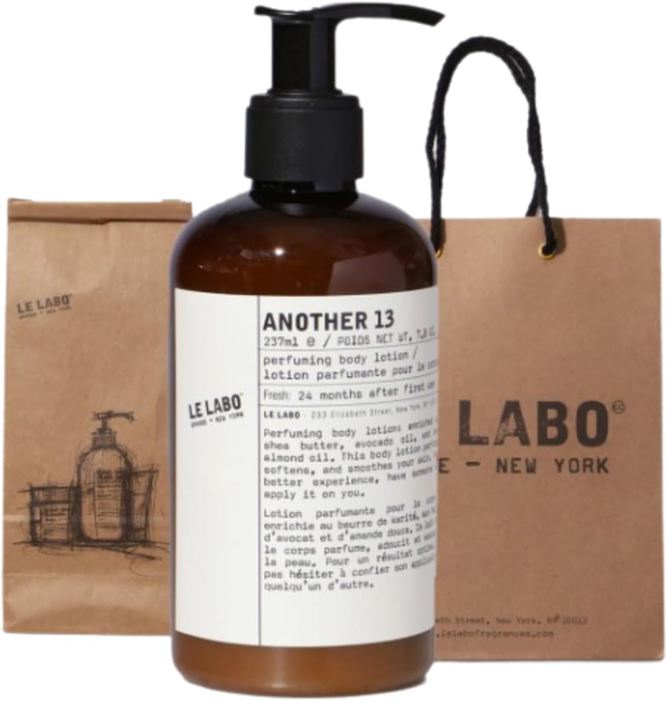 Amazon | LE LABO BODY LOTION ANOTHER 13 237ml ショッパー付き 国内正規品 アナザー13 ボディローション | Le Labo | ボディローション ...