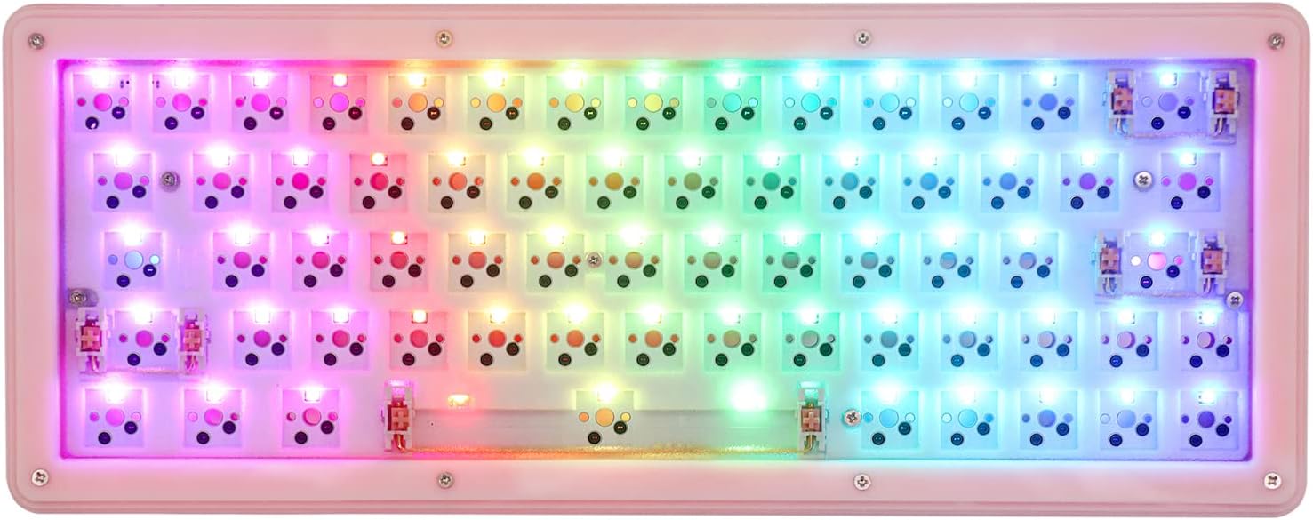 EPOMAKER Pastel64 60% VIA Wired Mechanical Gaming Keyboard Kit, Hot ...