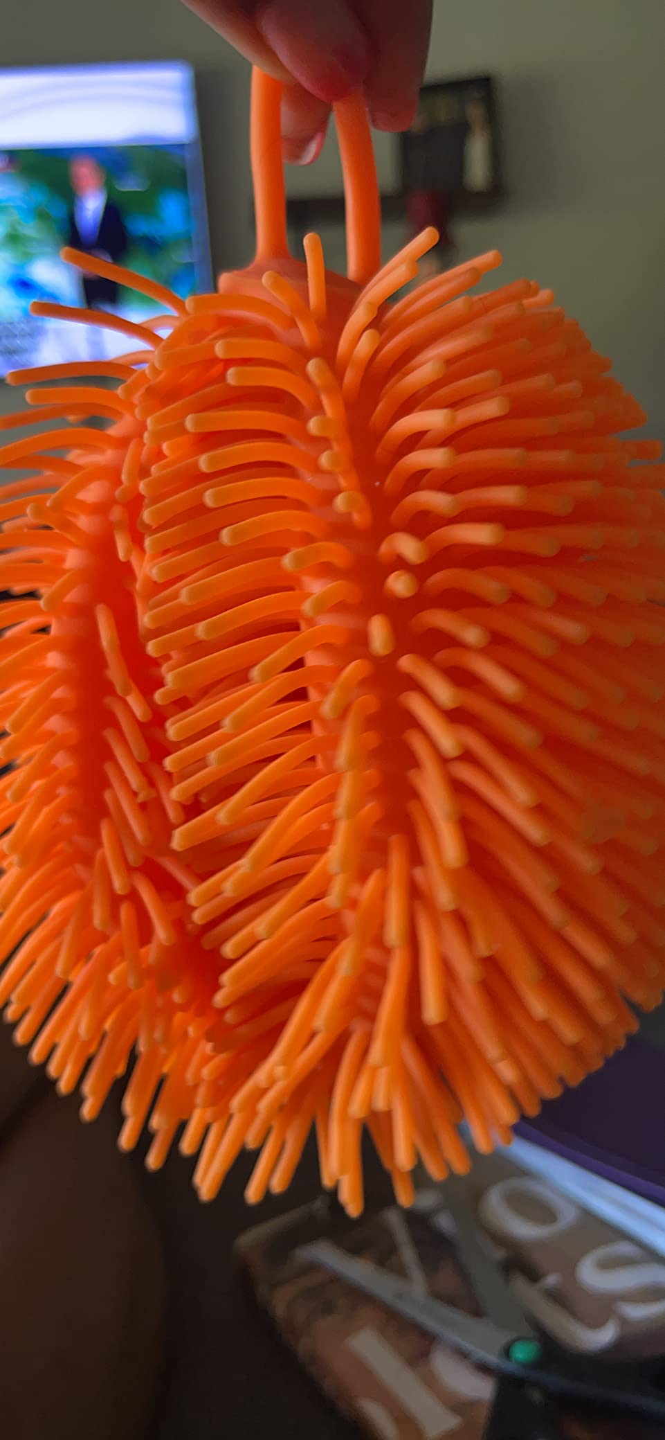 Amazon.com: 2 Pcs LED Puffer Ball 9 Inches Thick Balls Light up Bouncy ...