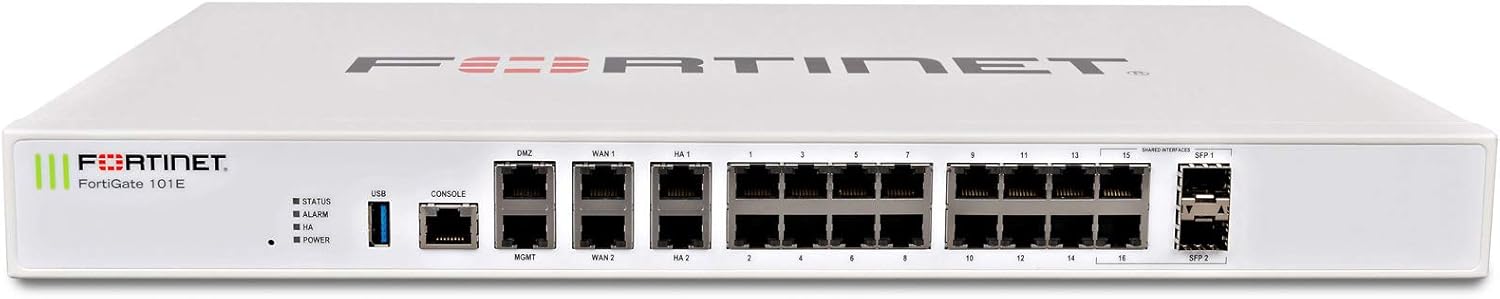 Amazon.com: Fortinet FortiGate 101E Network Security/Firewall Appliance ...
