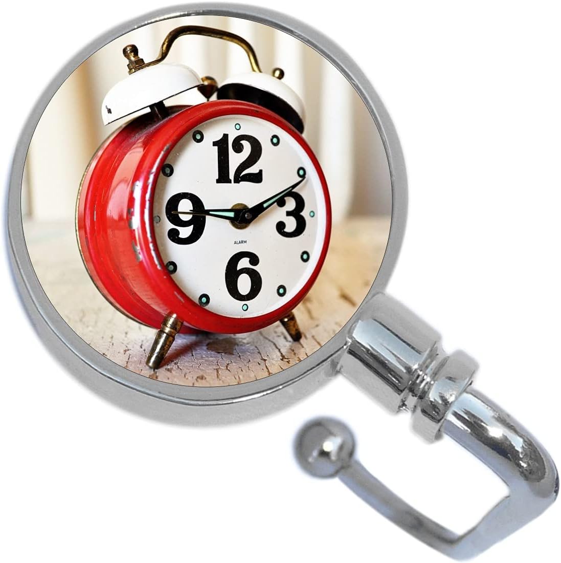 Amazon.com: NewCharms Vintage Alarm Clock Purse Hanger : Clothing ...