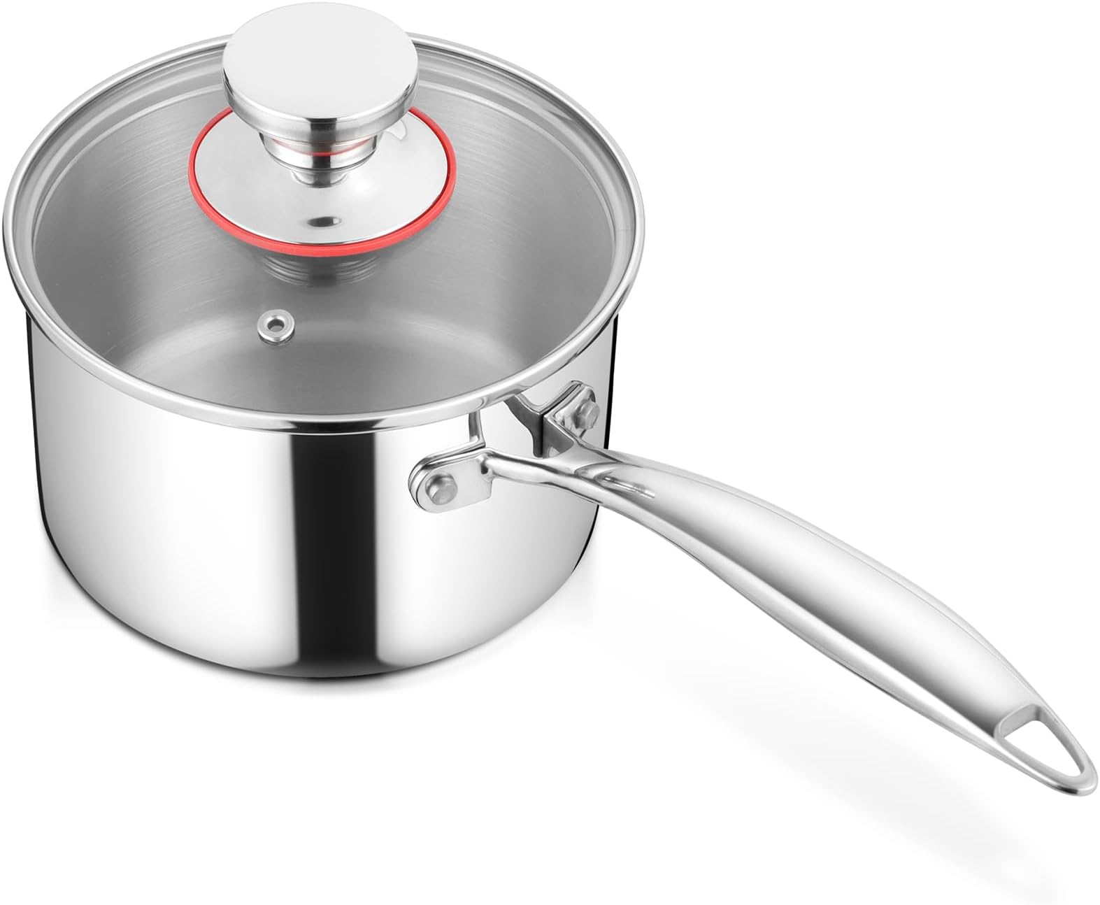 Judge Vista Stainless Steel Small Saucepan 12cm 500ml, Shatterproof ...