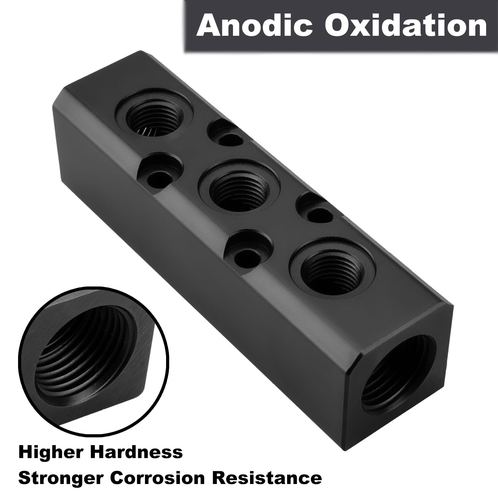 Snapklik.com : Air Manifold, 3 Way 5 Port Air Compressor Manifold, Air ...