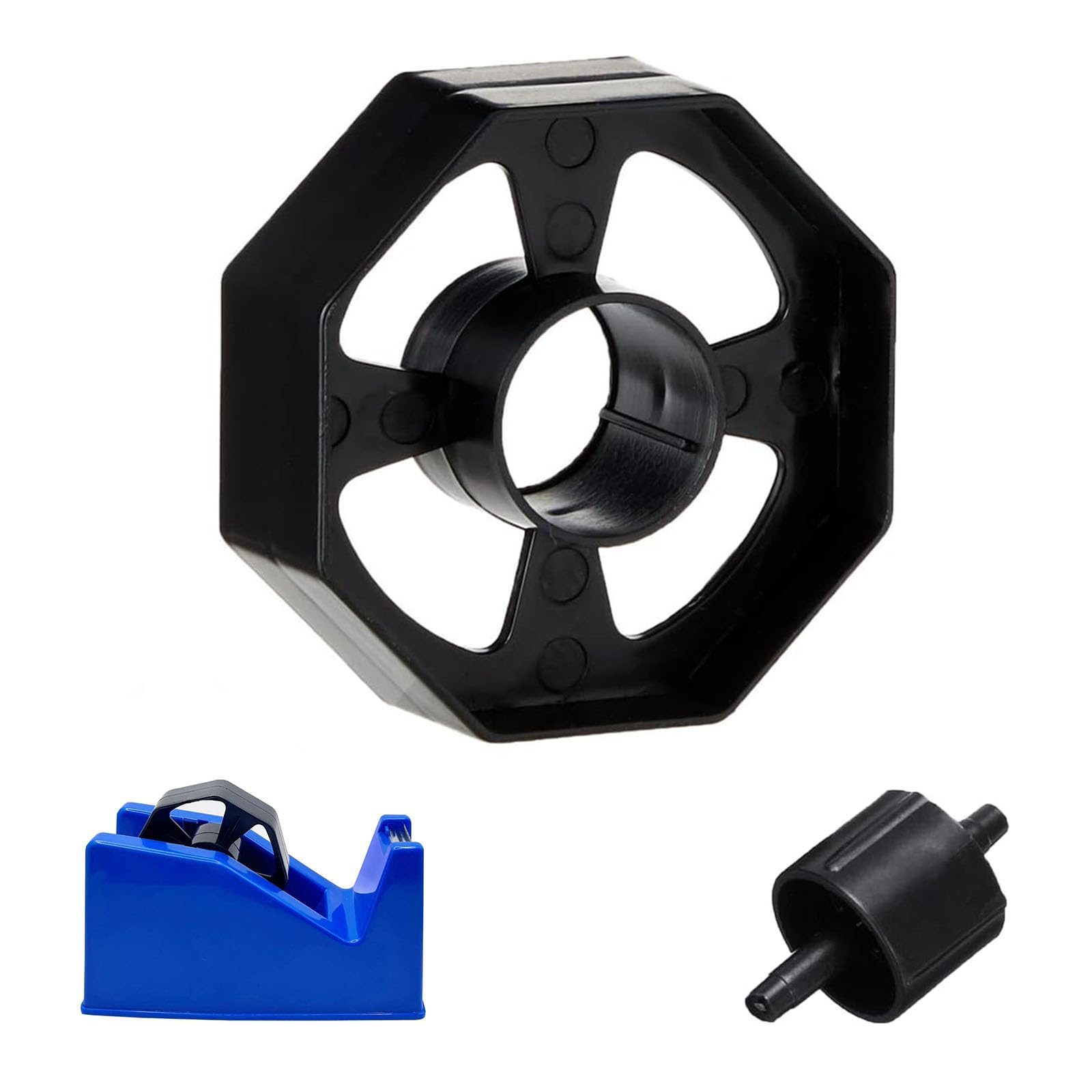 Replacement Tape Dispenser Wheel, Black Durable Tape Dispenser Core and ...