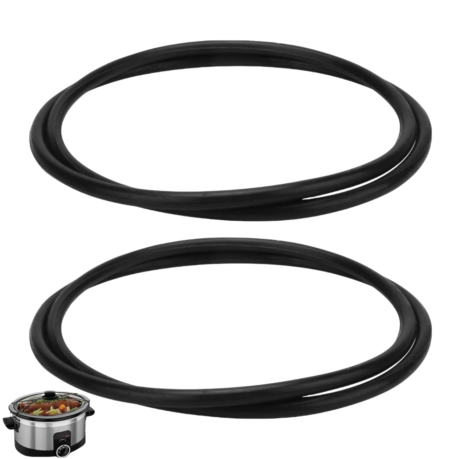 Amazon.com: (2 Pack) IWIWE Lid Latch Strap Rubber Band 6,7,8 Quart ...