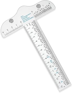 Amazon.com : 6 Inch Plastic T Square Ruler Clear Acrylic T-Square Ruler ...
