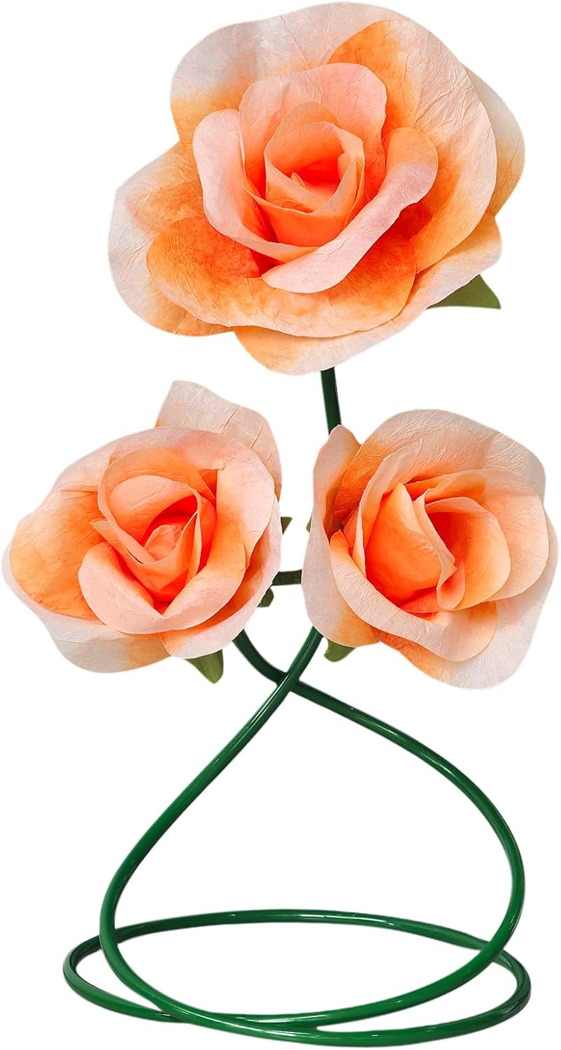 Amazon.com: VepQuSa Giant Paper Artificial Rose Flowers,Big Rose Flower ...