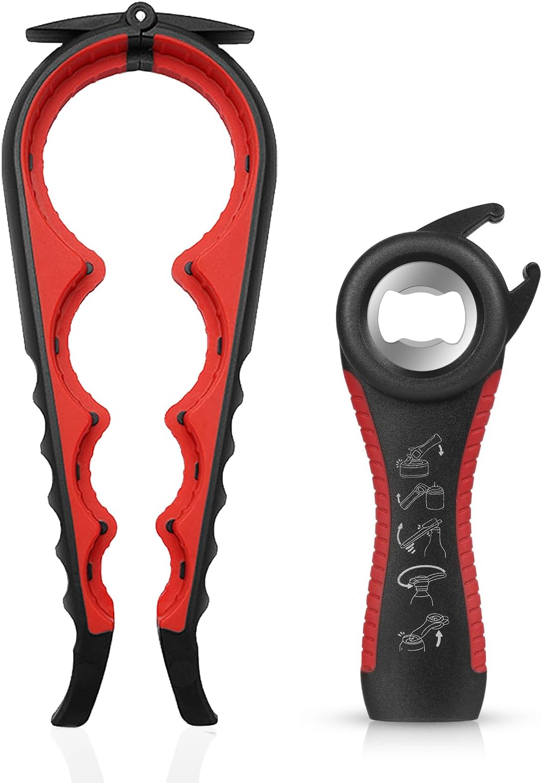 Amazon.com: Kichwit Jar Opener for Weak Hands, Multi-functional Bottle ...