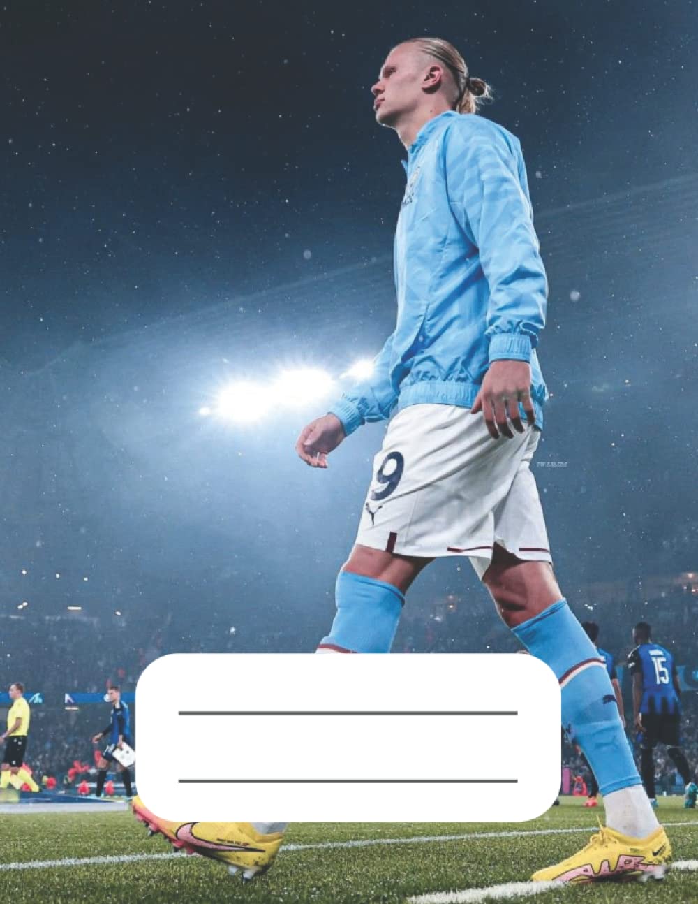 Erling Haaland Notebook: 120 Page Plain White notebook: Senpai: Amazon ...