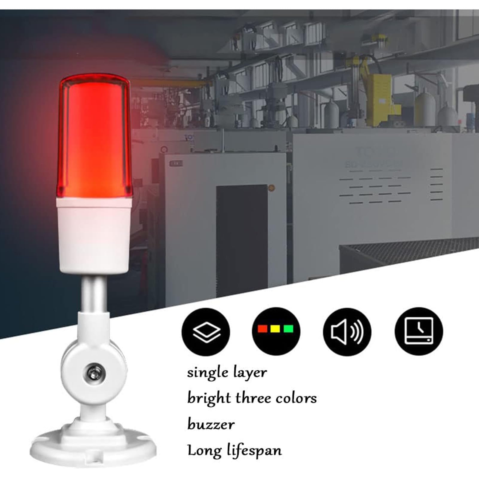 3-layer Stack Light 3-Layer LED Signal Tower Light – Industrial Stack ...