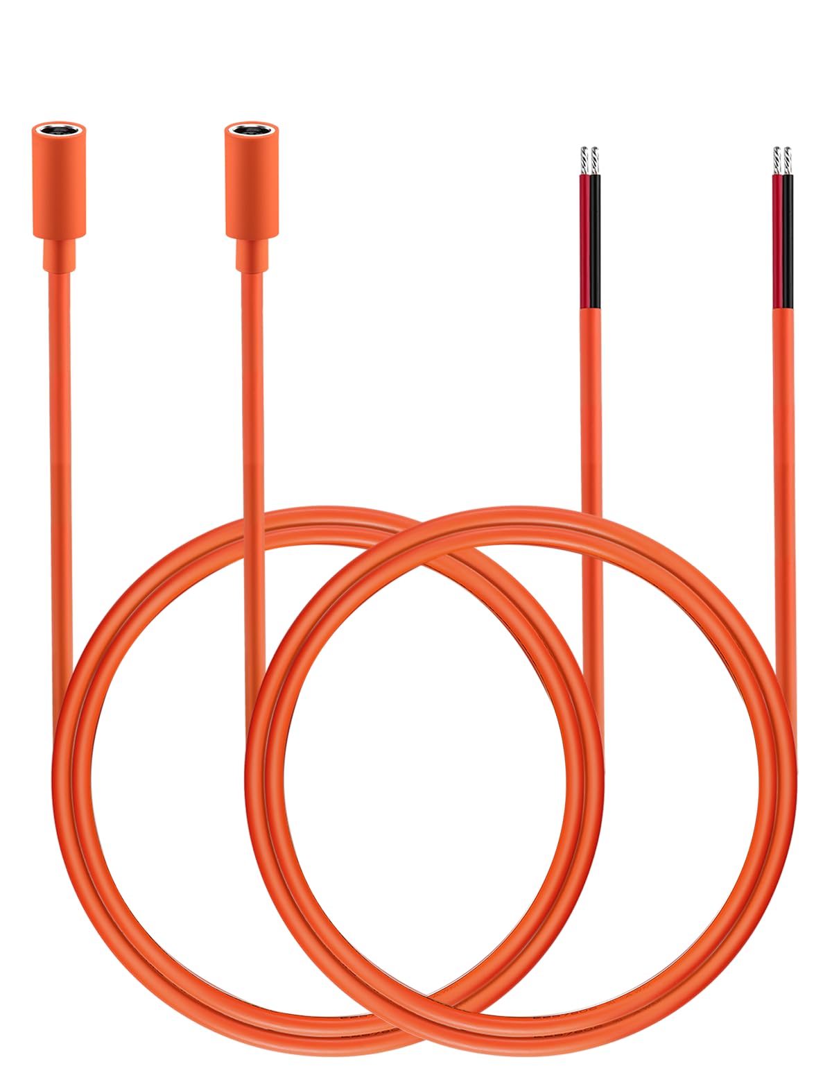 Amazon.com: Tonton DC7909 8mm Power Pigtails Cable 3.3FT, 12V Female ...