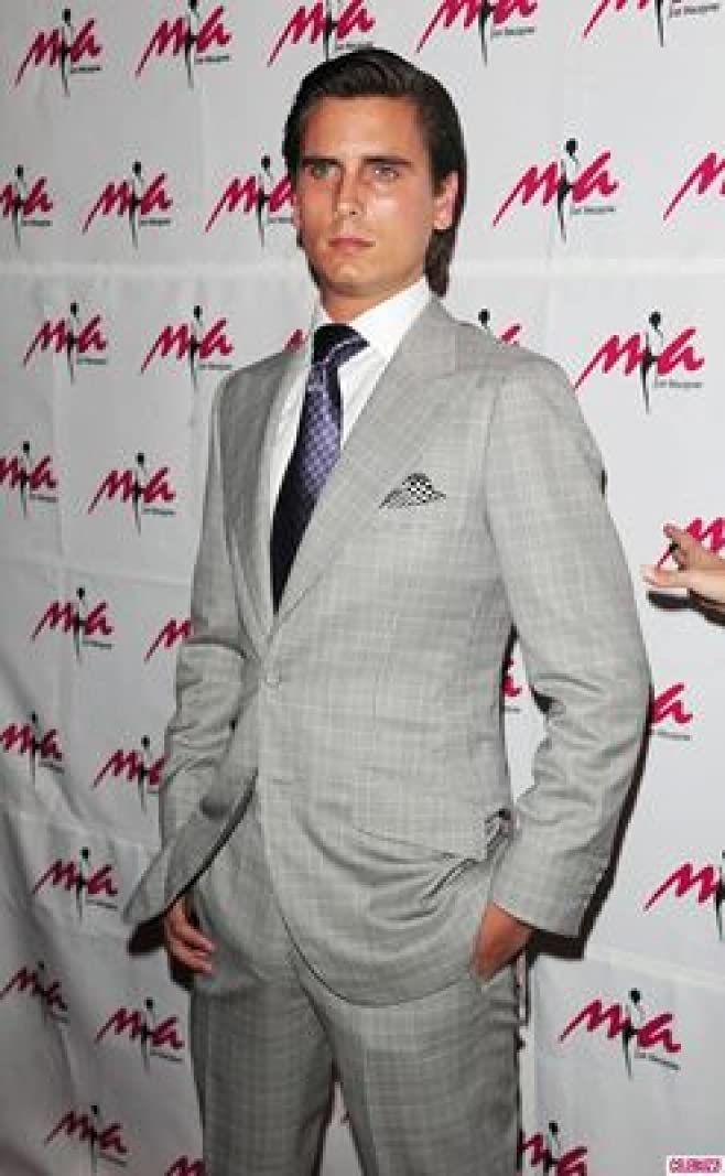 Scott Disick Pink Suit