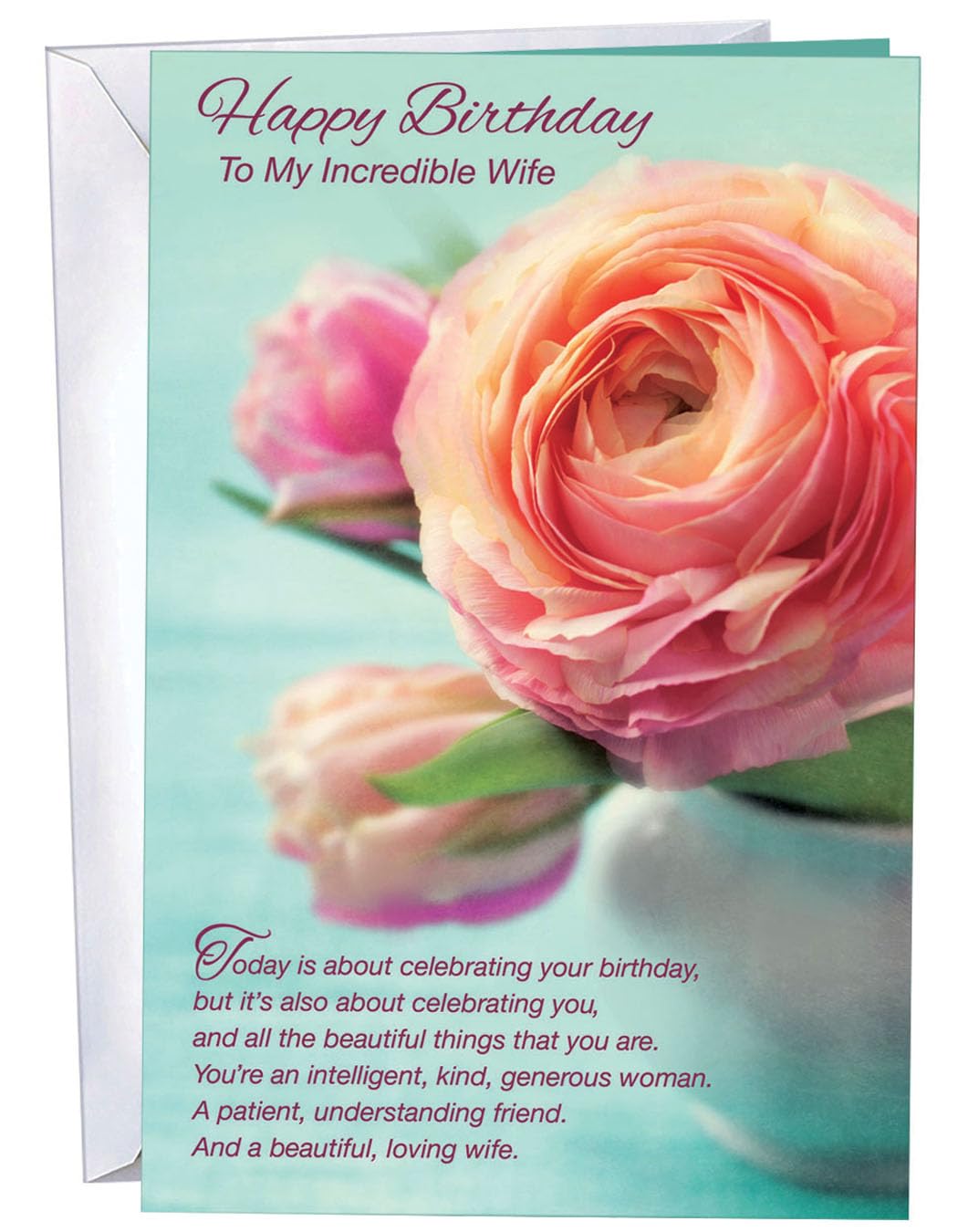 Amazon.com : Chuck's Card-O-Rama - Wife Birthday Card - MADE in USA ...