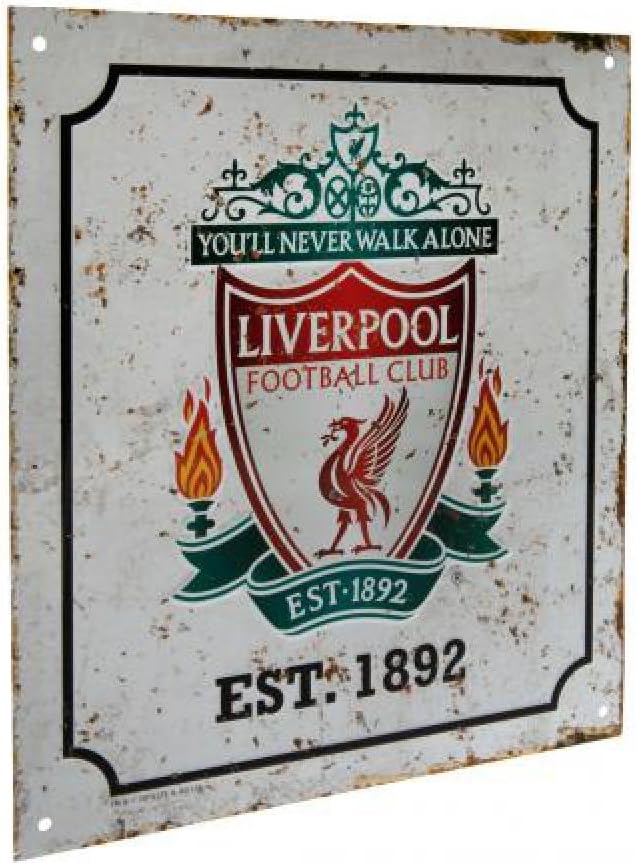 Liverpool Fc Retro Vintage Window Wall Metal Sign Anfield Rd L4 ...