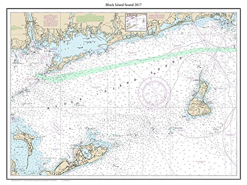 Amazon.com: Block Island Sound - 2017 Nautical Map Rhode Island ...