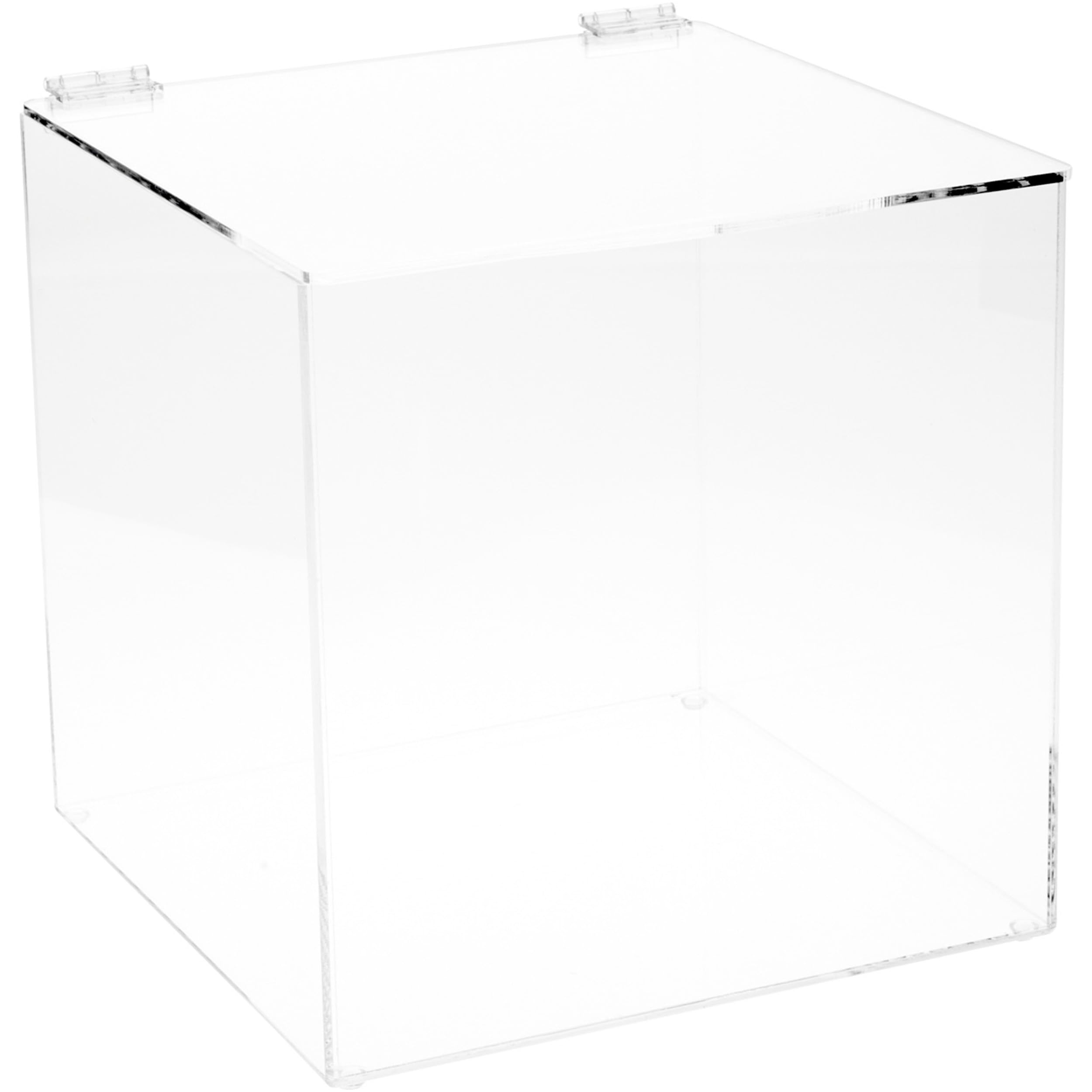 Amazon.com: Plymor Clear Acrylic Display Case Box with Hinged Lid, 12 ...