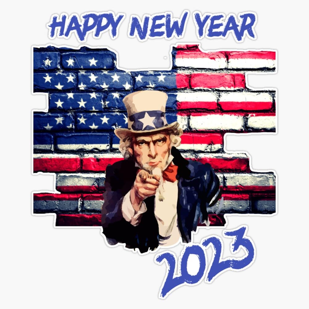 Uncle Sam Bumper Sticker Uncle Sam Operator With Hat Sticker