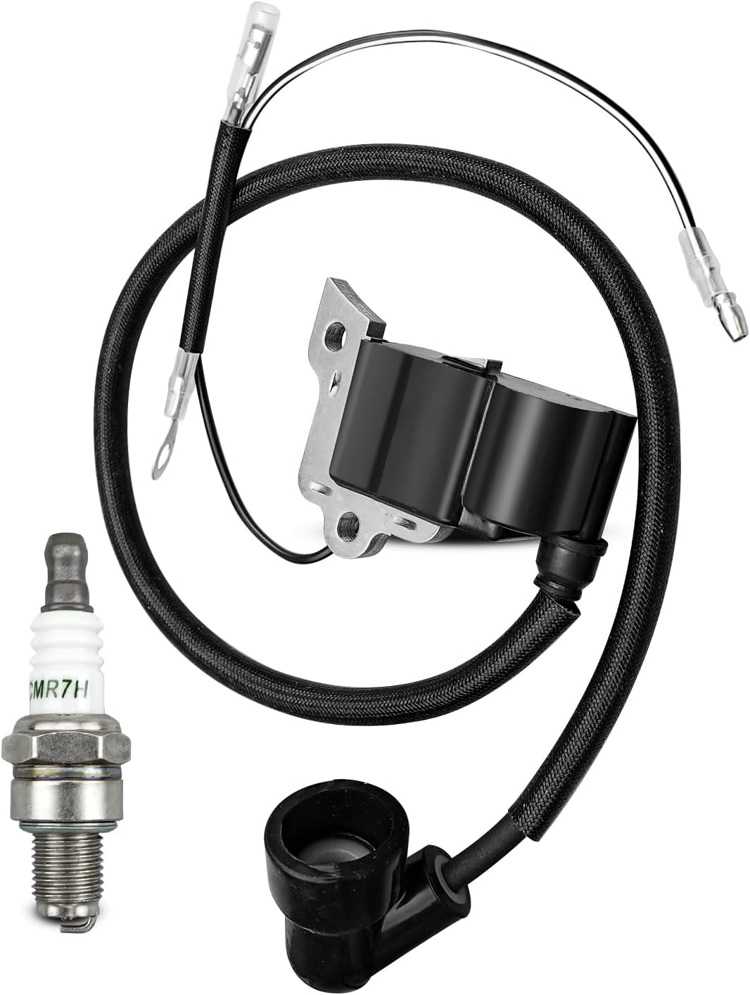 Amazon.com: HUQUZN Ignition Coil with Spark Plug Fit for Husqvarna ...