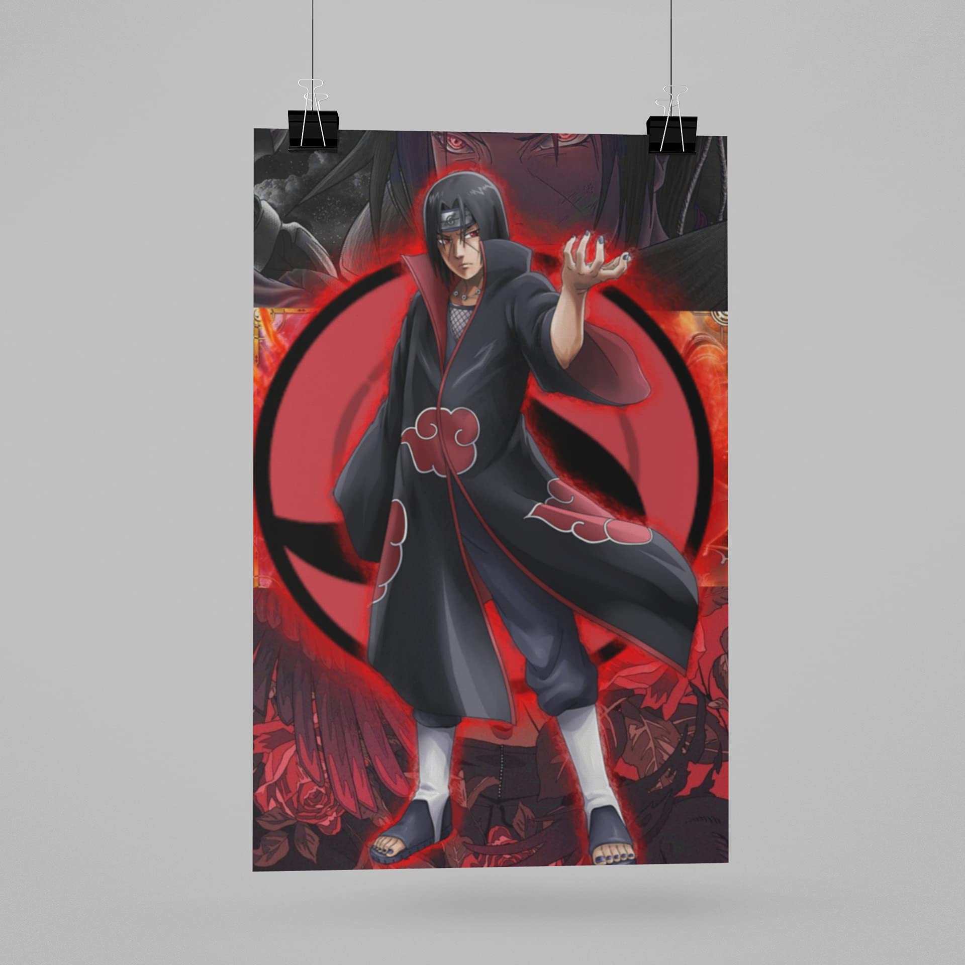 AD INFINITUM Anime Naruto 300 GSM Paper Wall Poster (Multicolour, 13 x ...