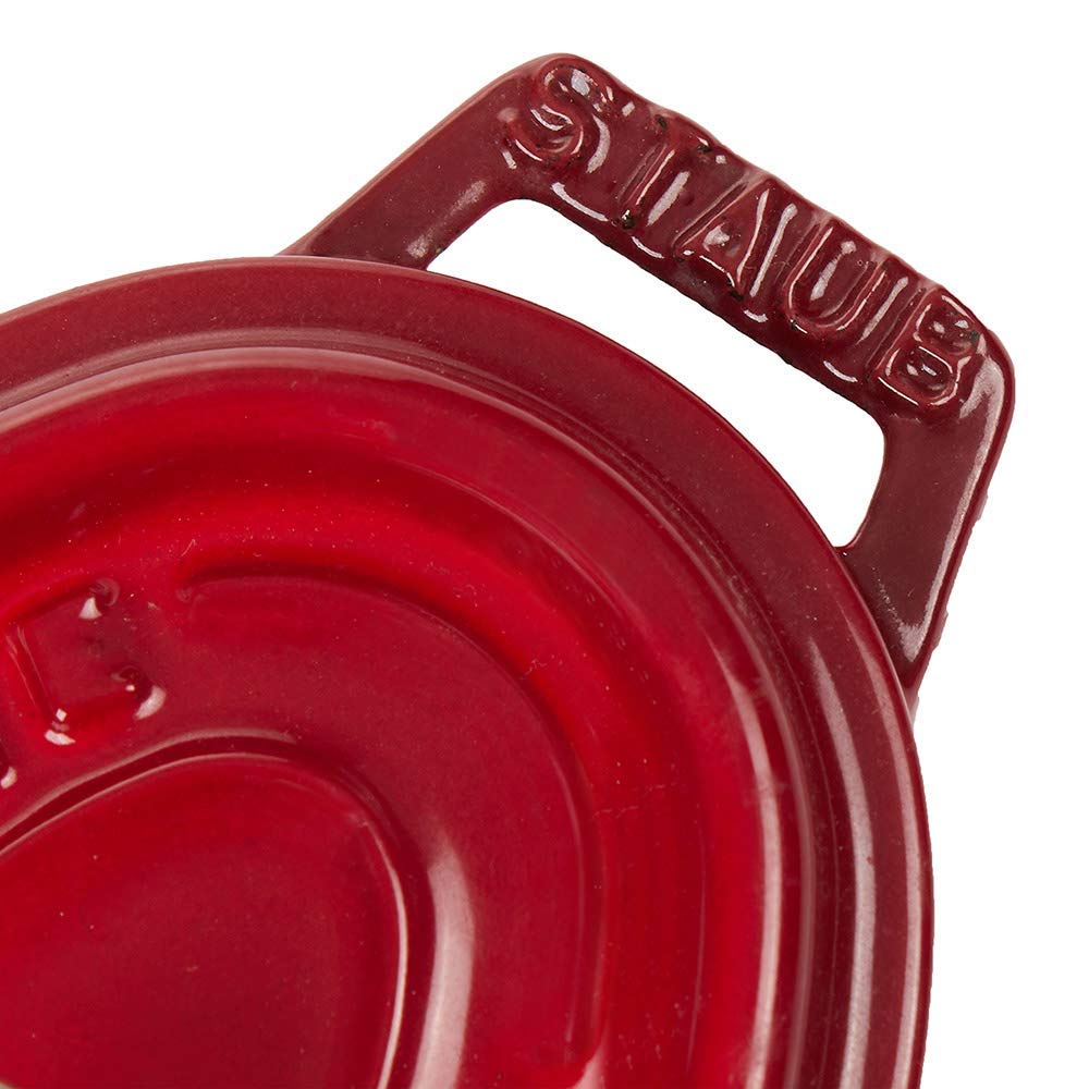 Snapklik.com : Staub 40509-807 Mini Pico Cocotte Oval Cherry, 4.3 Inches