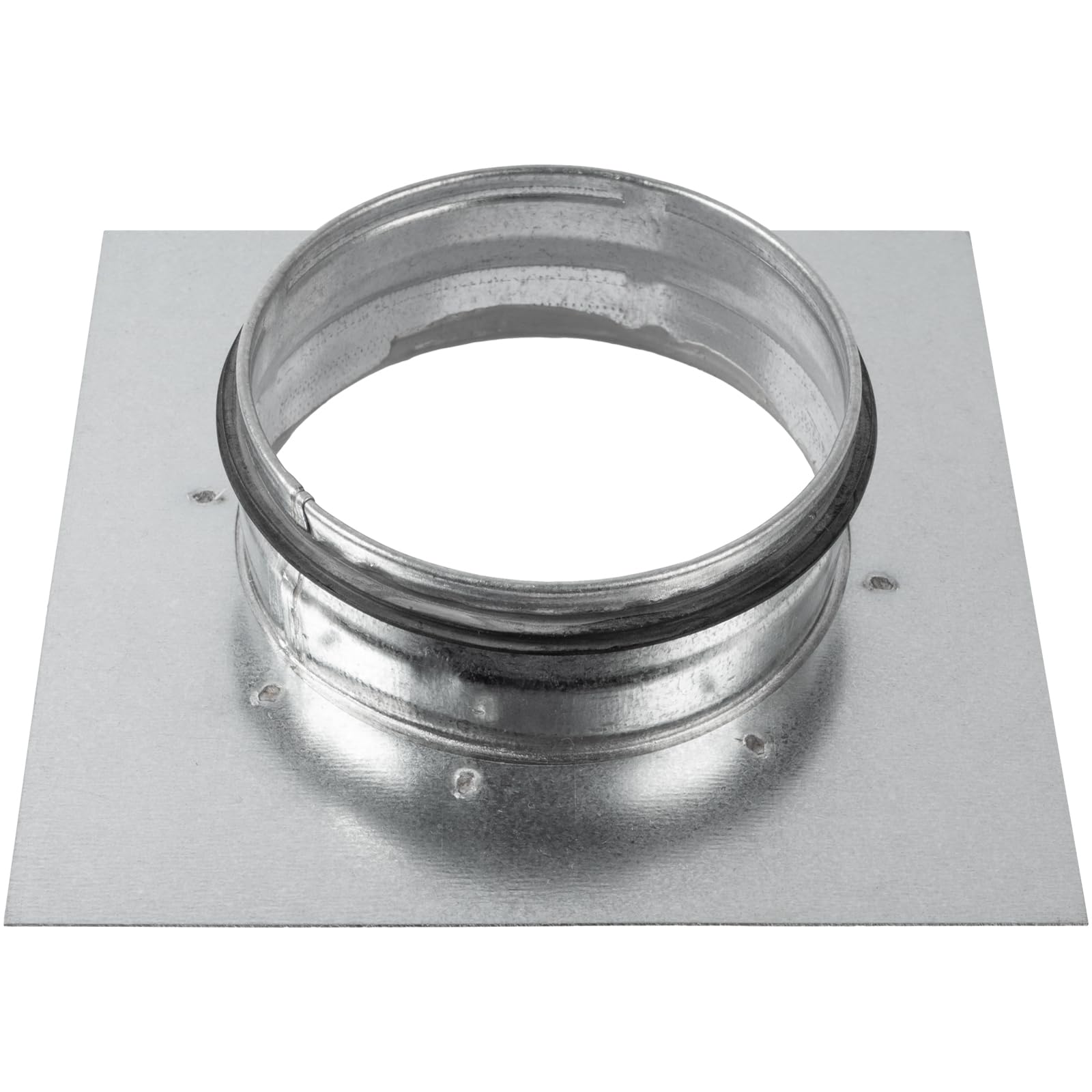 Snapklik.com : ECOPRO VENT 4" Inch Duct Connector Flange - Galvanized Steel