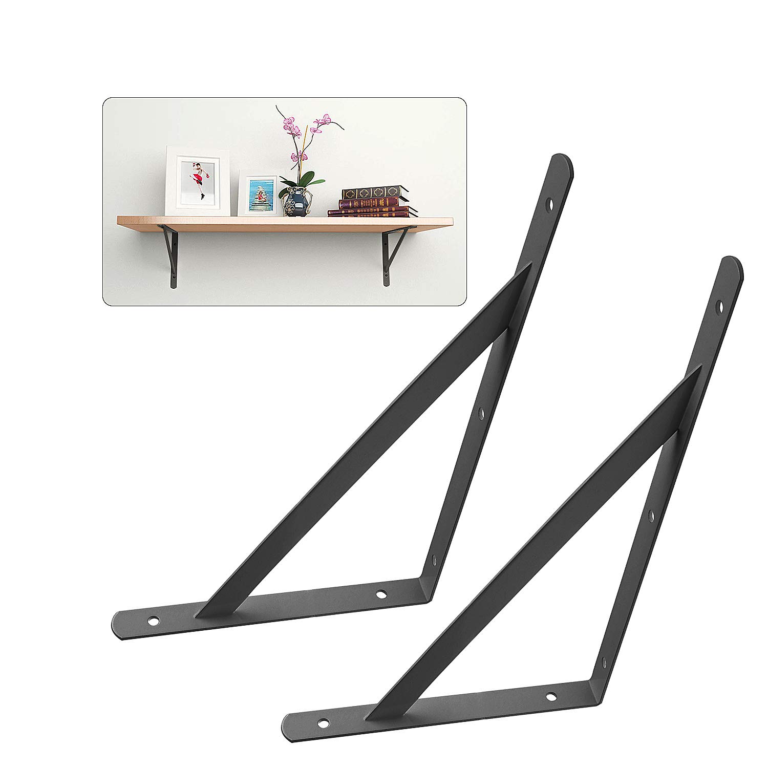 Acrux7 Heavy Duty Shelf Brackets 9 8 X 6 3 Inch Floating Shelves acrux7-heavy-duty-shelf-brackets-9-8-x-6-3-inch-floating-shelves