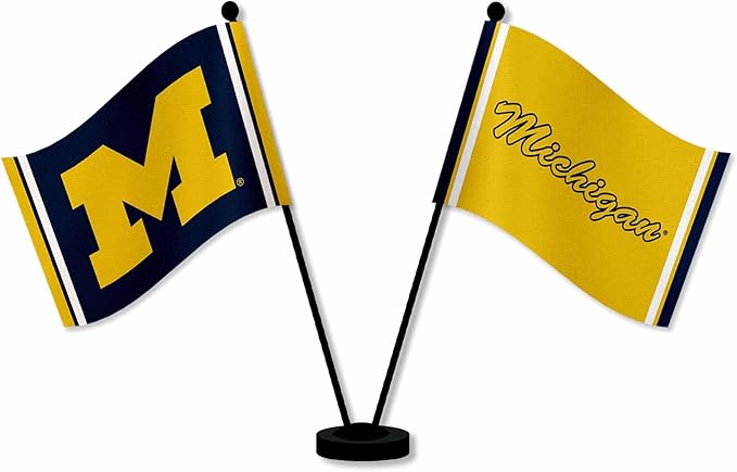 Amazon.com: Michigan Team University Wolverines Desk and Table Top ...