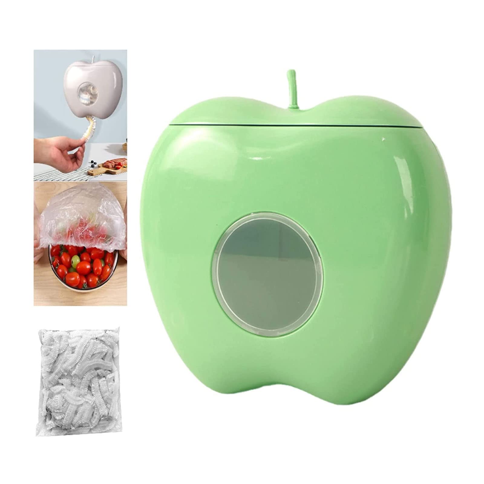 Amazon.com: Plastic Wrap Storage Box with 200pcs Disposable Cling Film ...