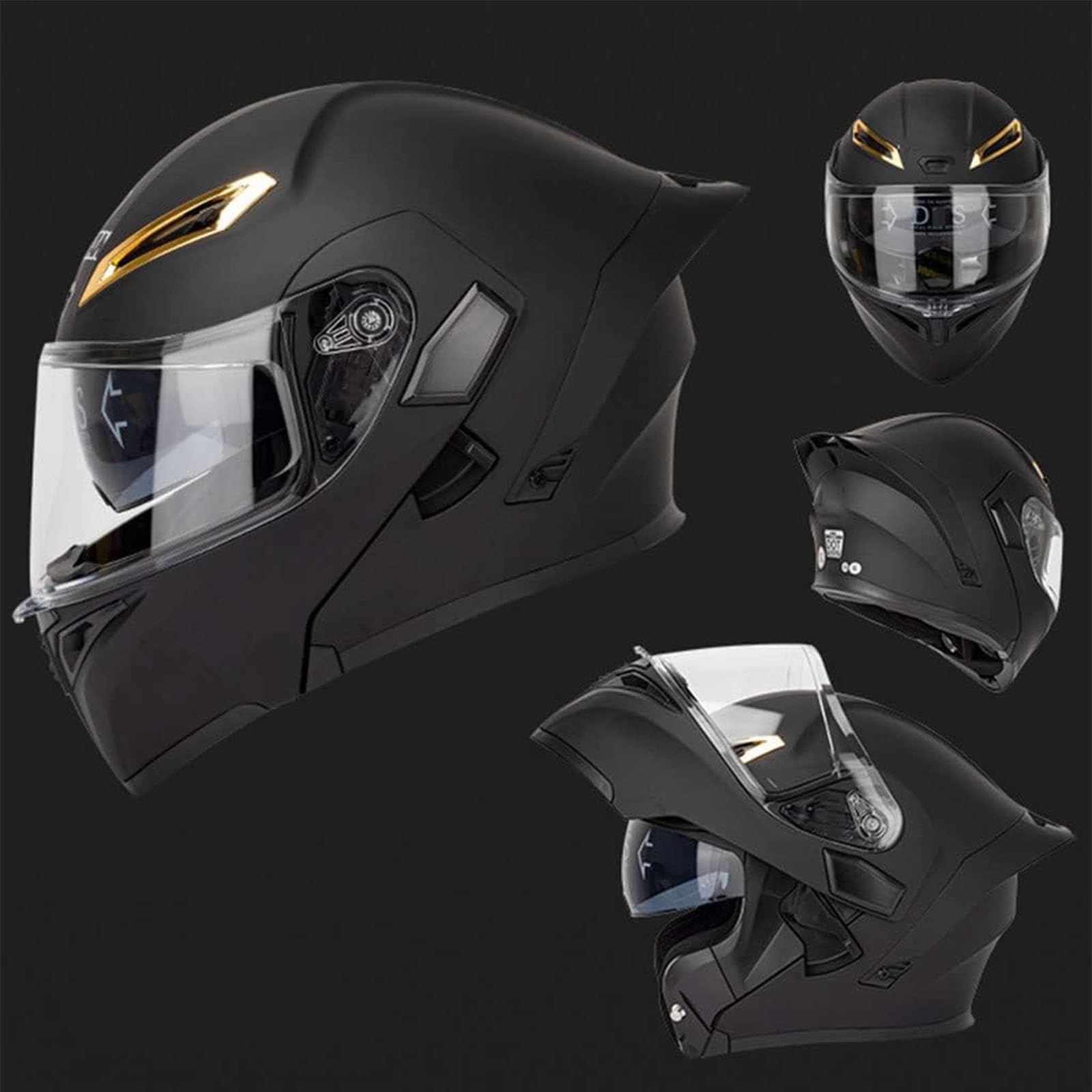 Motocross Helmet Front View