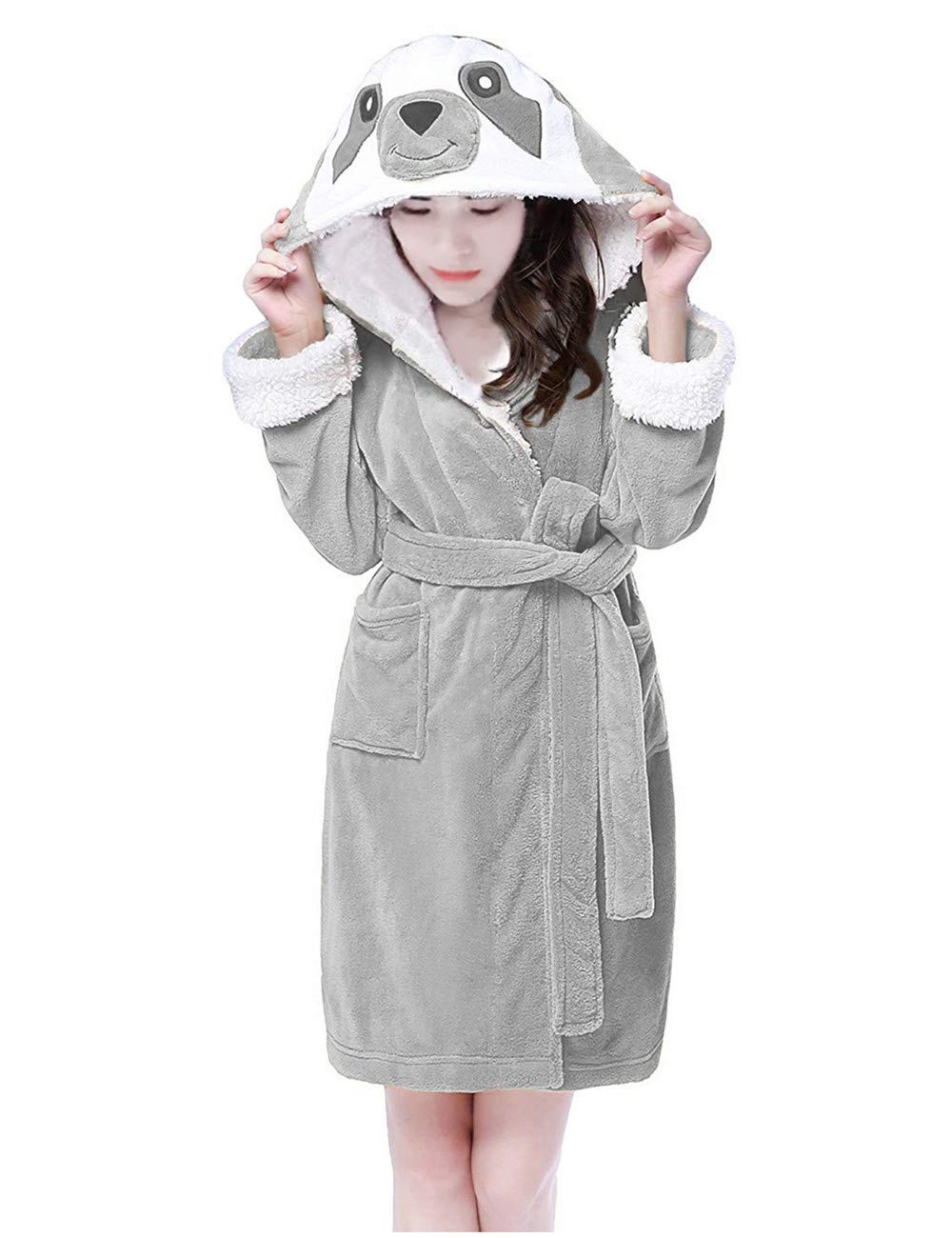 wotogold Animal Bathrobe Adult Robes Pajamas Night Gown : Amazon.co.uk ...