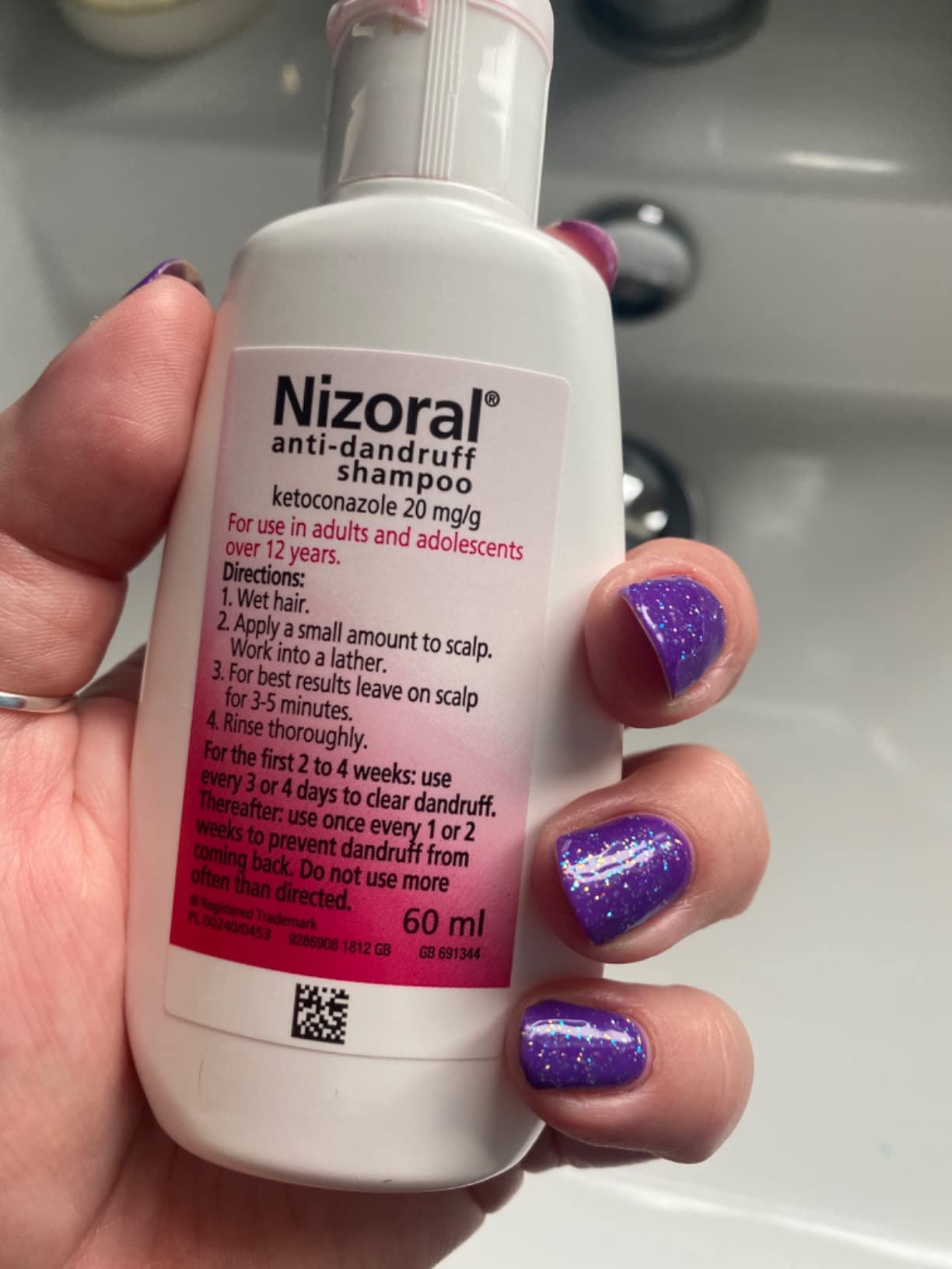 Nizoral Anti Dandruff Shampoo, 60 ml - Pack of 2 : Amazon.co.uk: Beauty