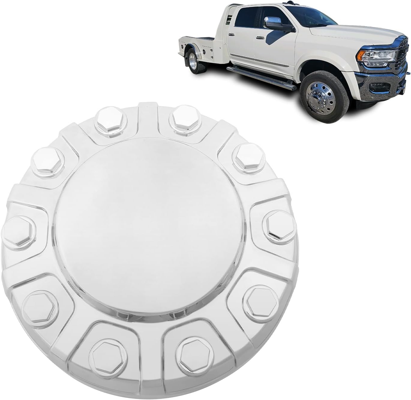 Amazon.com: Front Chrome Wheel Center Cap Hub Cover Compatible with ...