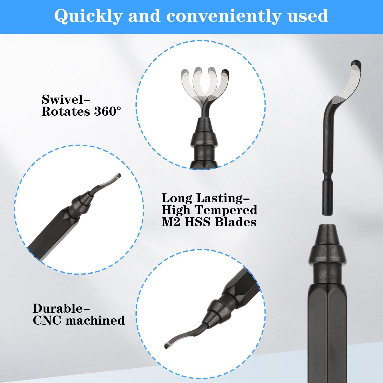 Snapklik.com : 11 Pcs Deburring Tool 3D Printing Deburring Tool Set ...