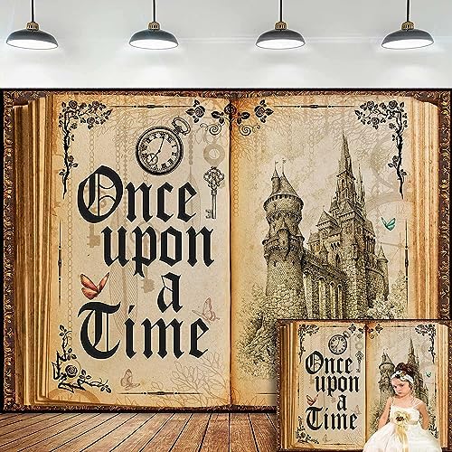 Amazon.com : KIKIDOR Royal Castle Storybook Backdrop Romantic Old ...