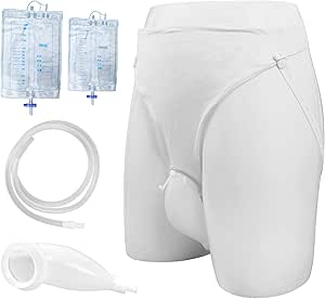 Amazon.com: Lvyeyung Wearable Urine Collection Bag for Adult, Portable Urinals for Men, Reusable ...