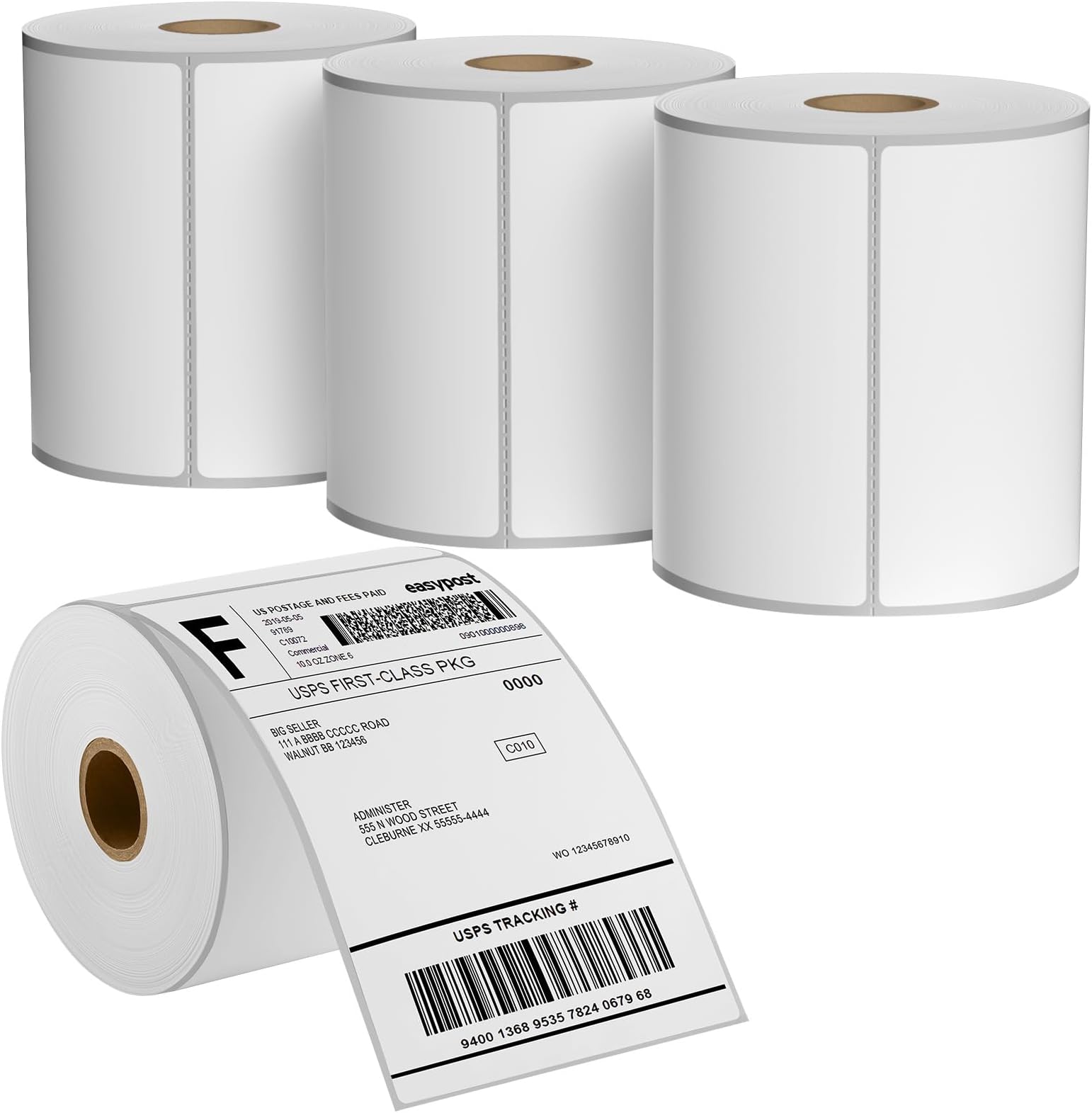 Amazon.com : MaxGear 4" x 6" Direct Thermal Labels, 1000 Pcs/4 Rolls ...