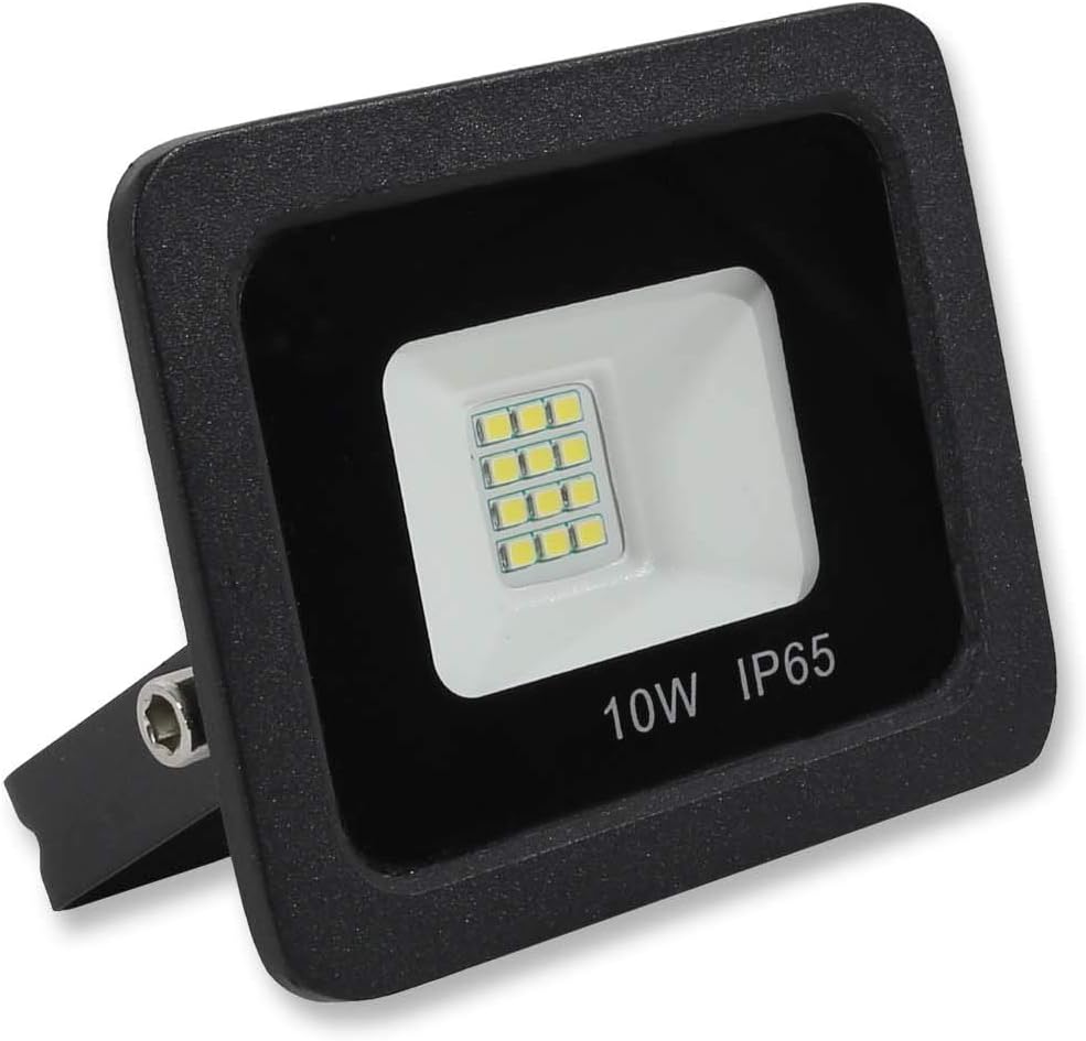 LOWENERGIE LED FloodLight Waterproof IP65 (10w PIR, Black) : Amazon.co ...