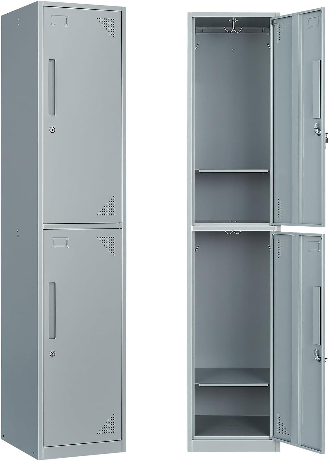 Amazon.com: ZAOUS Metal Locker 71'' Tall, Lockable Storage Lockers for ...